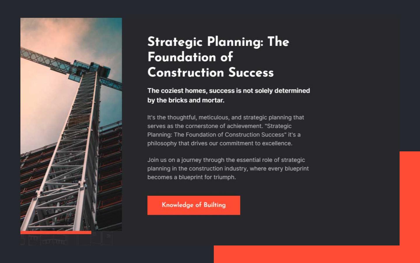 Builting - Construction HTML5 Responsive Website Template