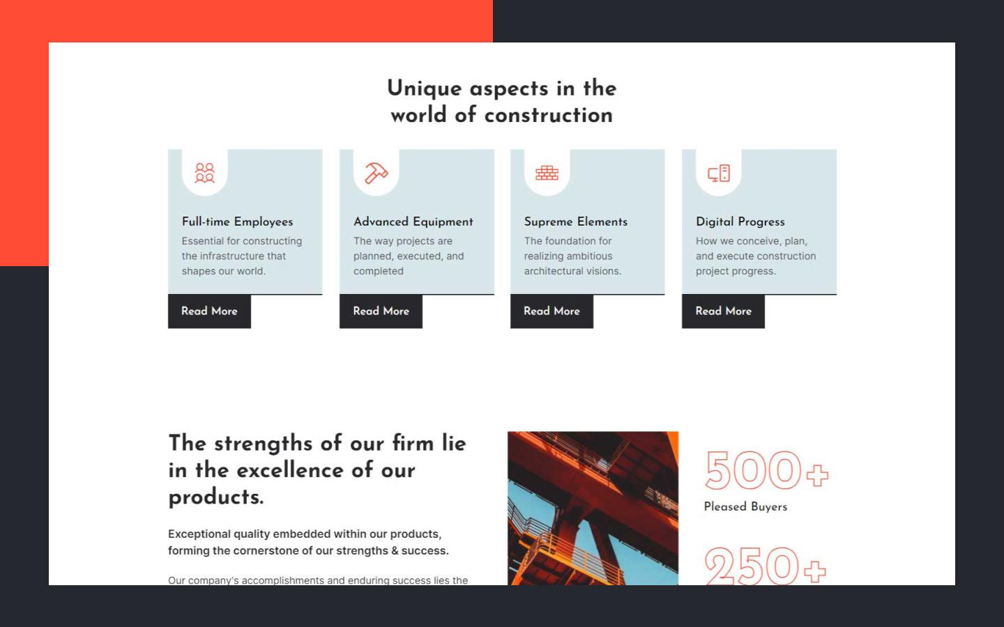 Builting - Construction HTML5 Responsive Website Template