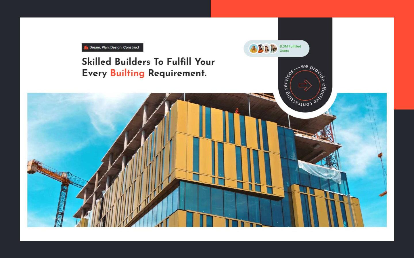 Builting - Construction HTML5 Responsive Website Template