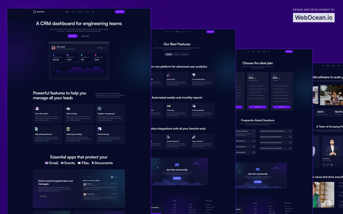 Sasstastic - SaaS HTML5 Responsive Website Template