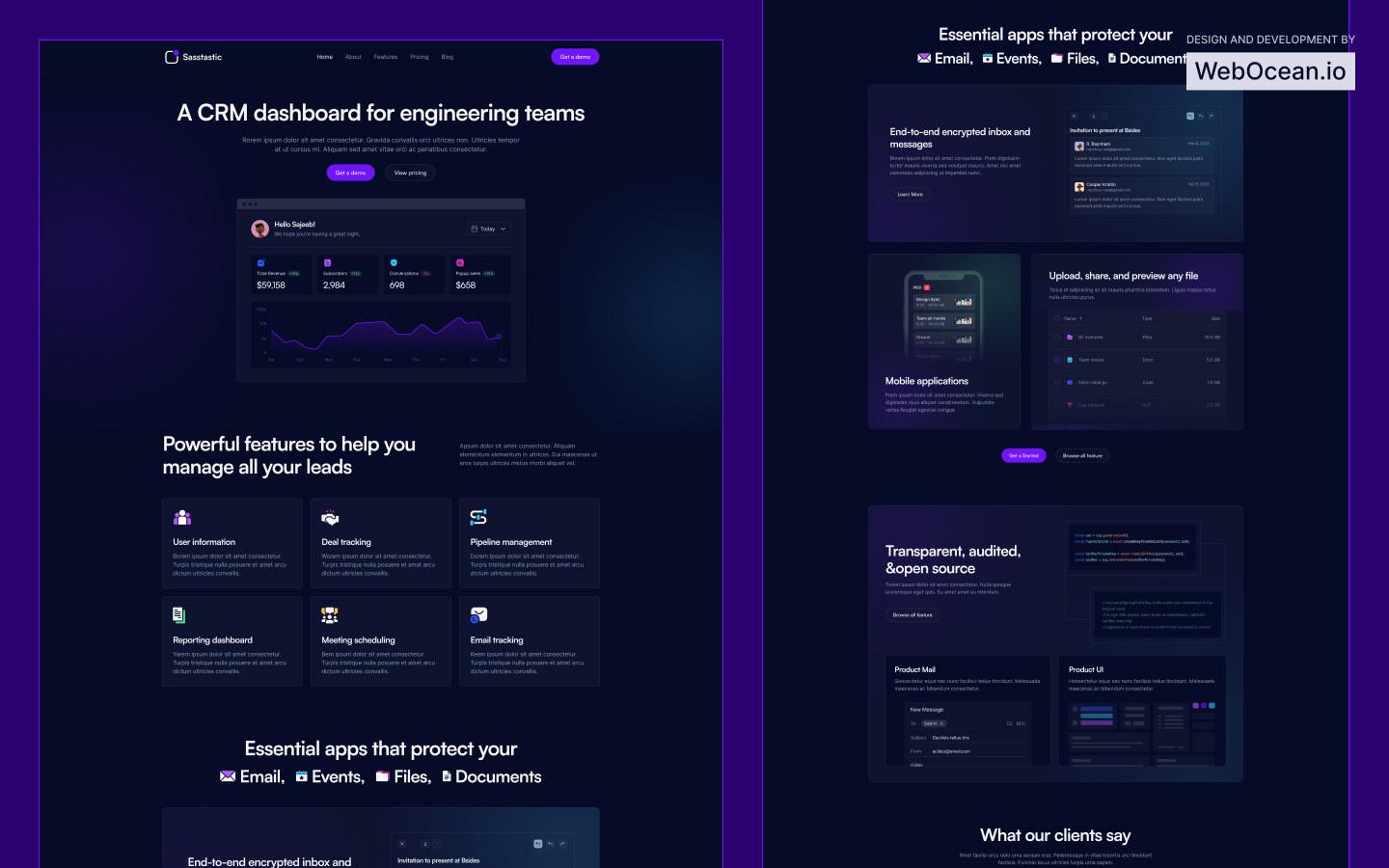 Sasstastic - SaaS HTML5 Responsive Website Template