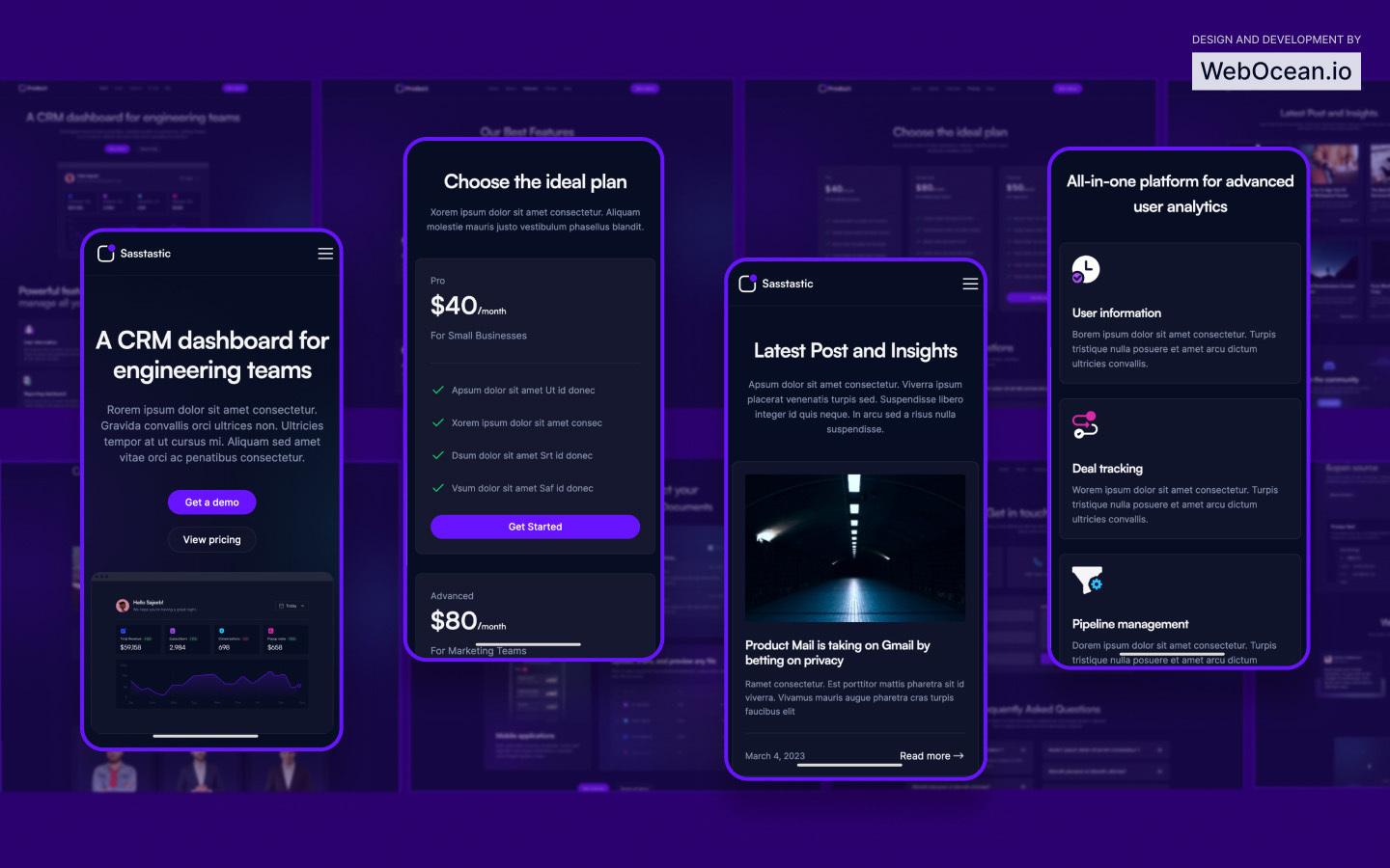 Sasstastic - SaaS HTML5 Responsive Website Template