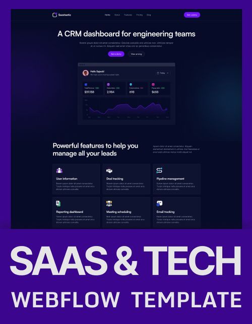 Technology Website Templates & Examples | Download on Webflow
