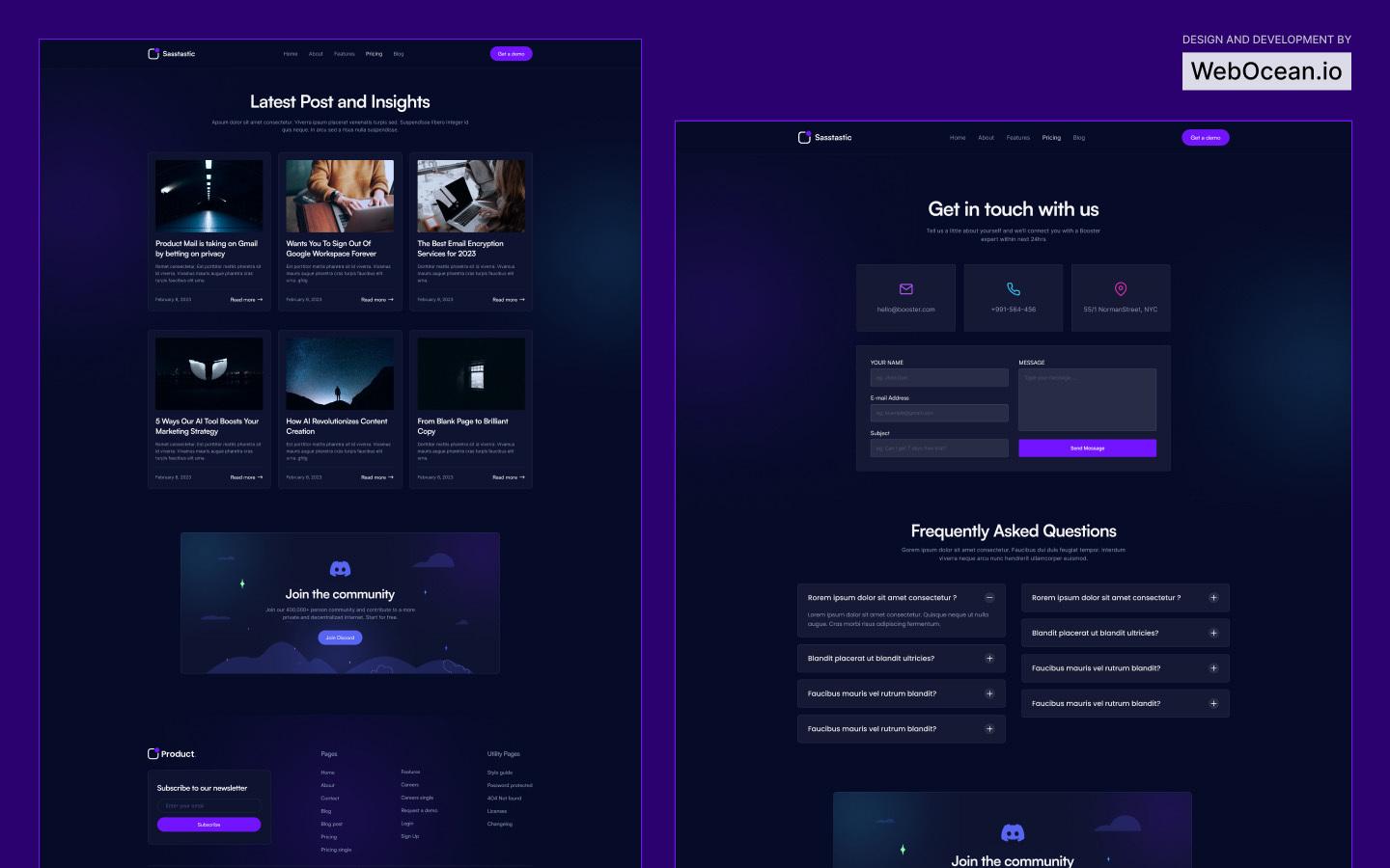 Sasstastic - SaaS HTML5 Responsive Website Template