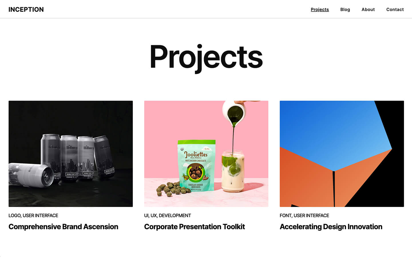 Inception - Agency HTML5 Responsive Website Template