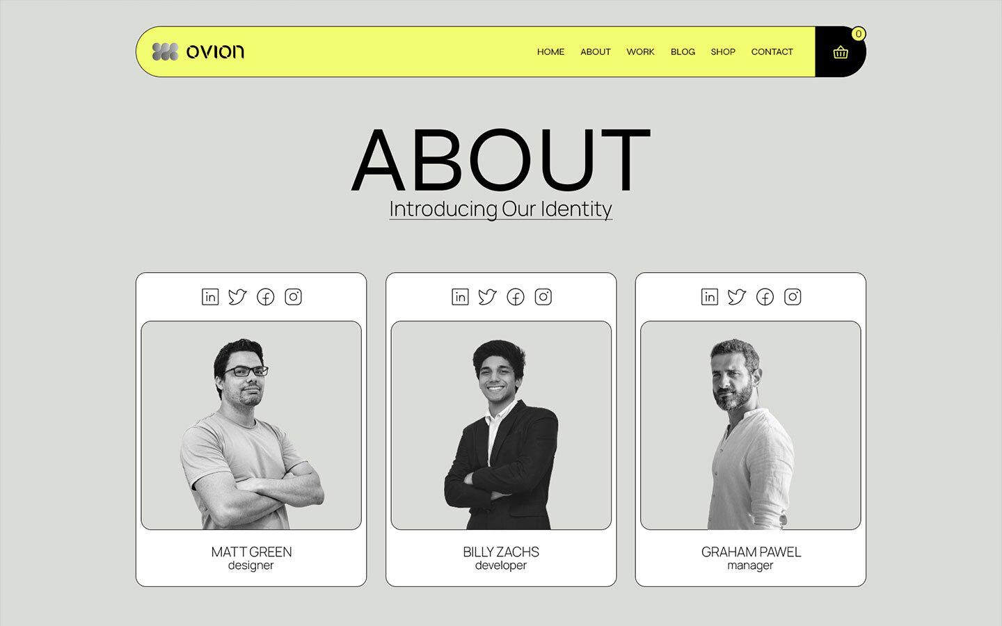 Ovion - Agency HTML5 Responsive Website Template