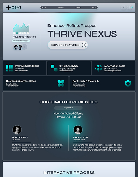 Osas - SaaS HTML5 Responsive Website Template