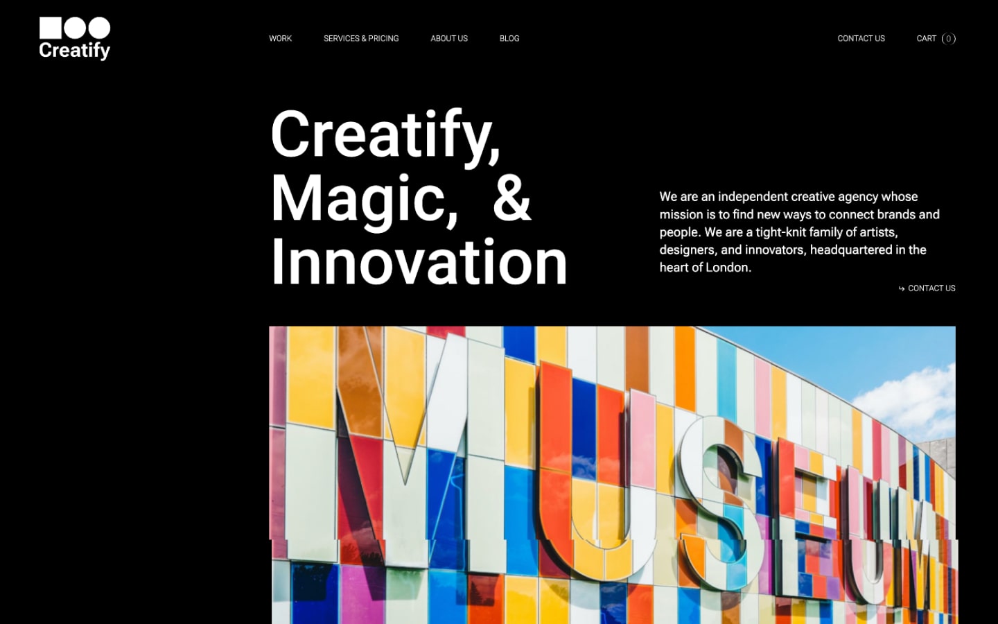 Creatify - Agency HTML5 Responsive Website Template