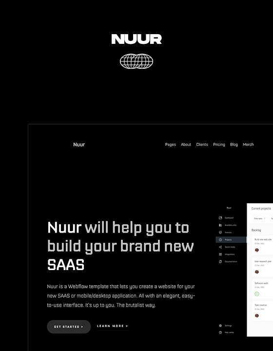 Nuur by Sidebay Studio | Muzli Creative Store