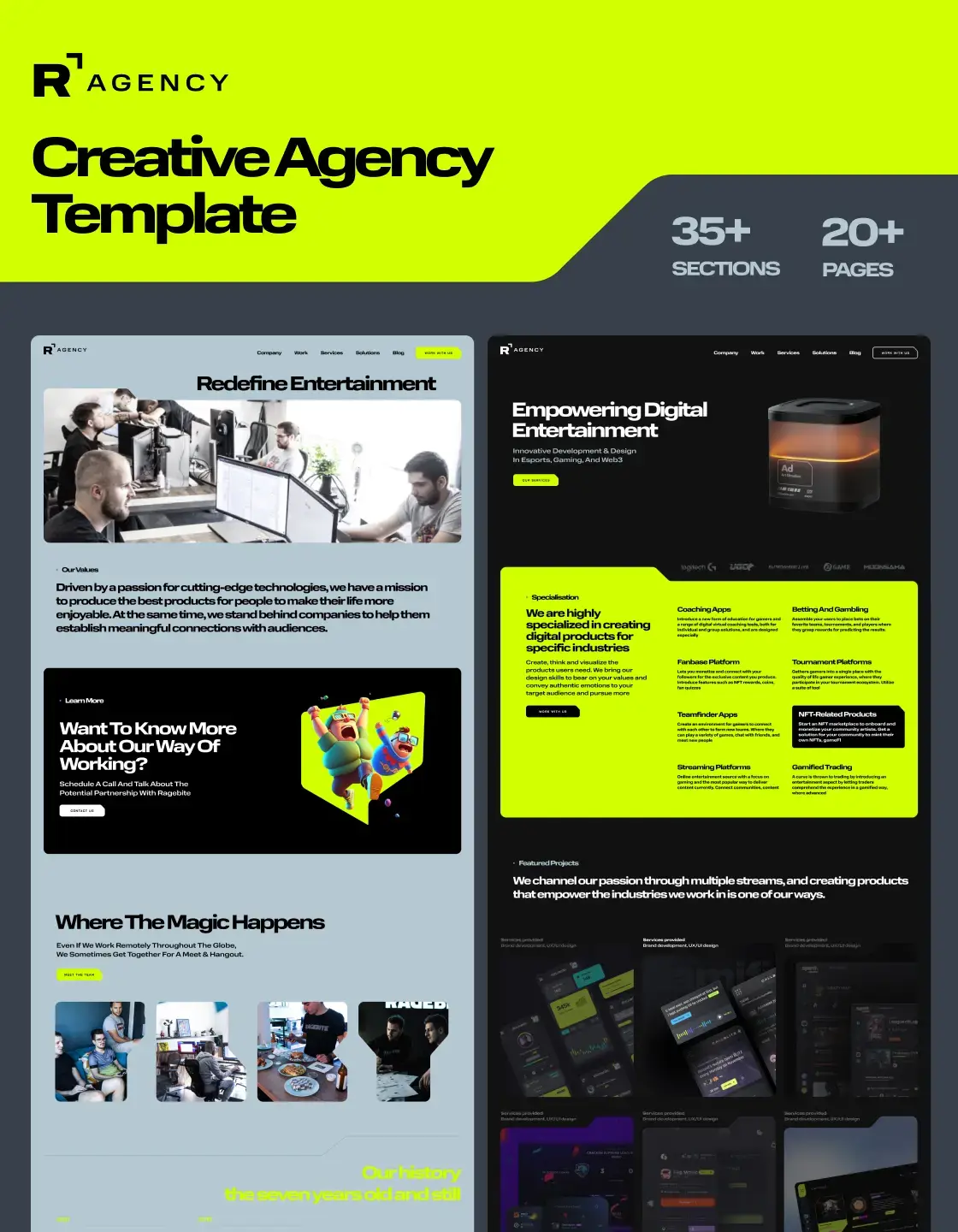 Rgncy - Agency HTML5 Responsive Website Template