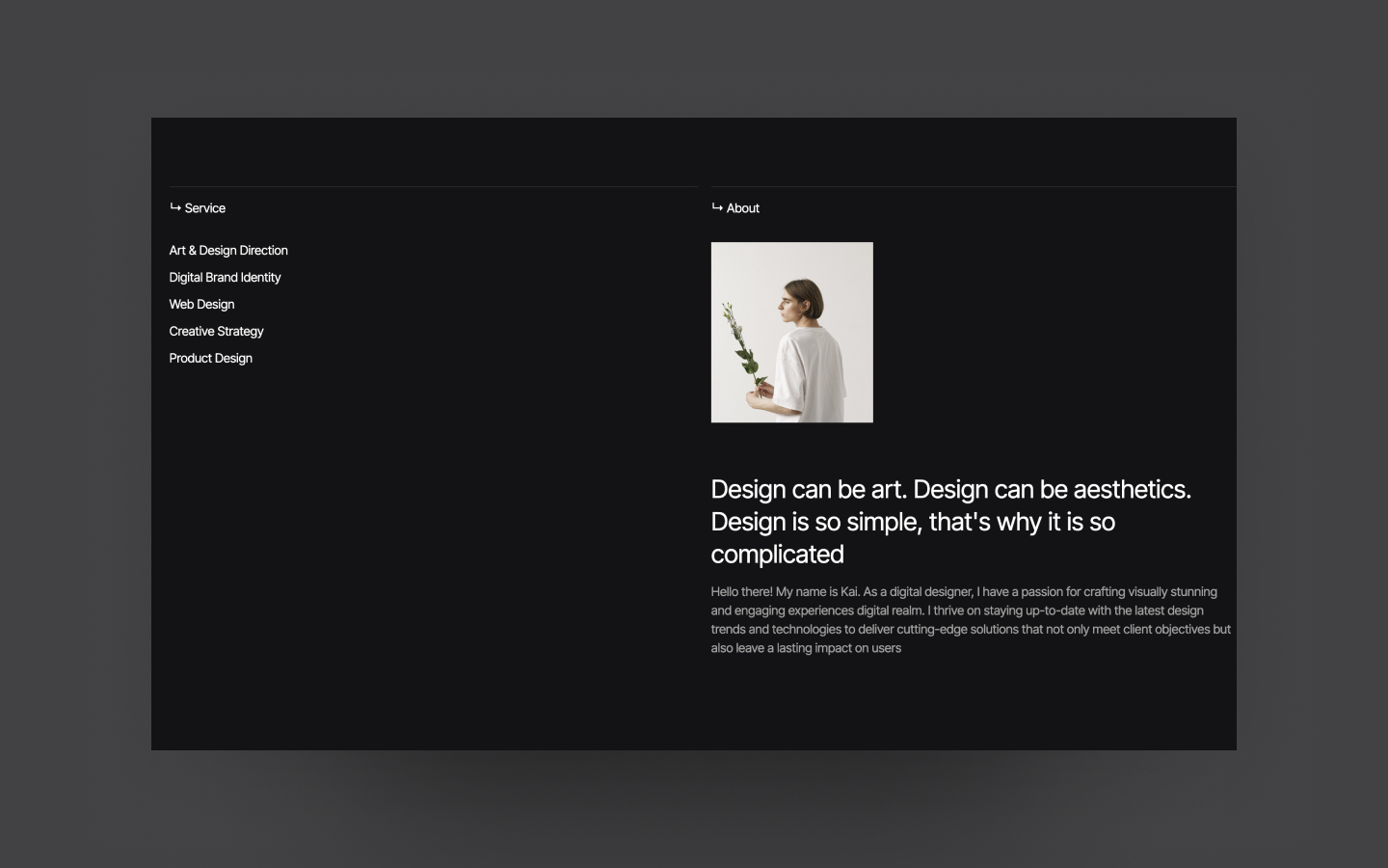 Kai - Portfolio HTML5 Responsive Website Template