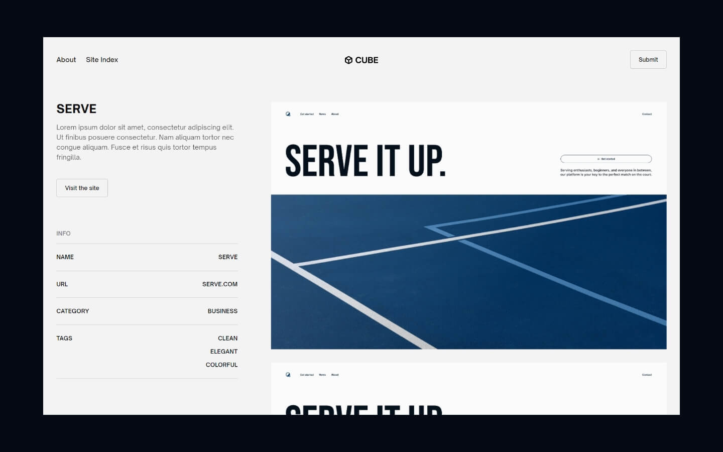 Cube - Directory HTML5 Responsive Website Template