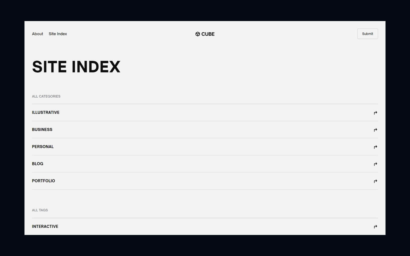Cube - Directory HTML5 Responsive Website Template