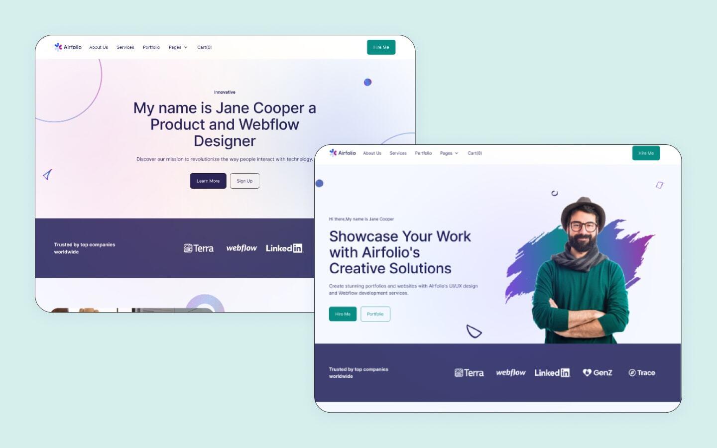 AirFolio - Portfolio HTML5 Responsive Website Template
