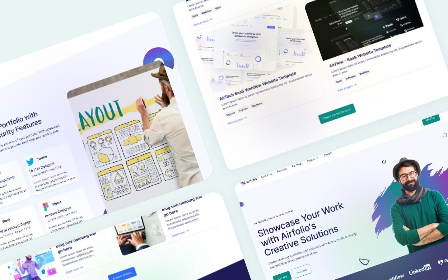 AirFolio - Portfolio HTML5 Responsive Website Template