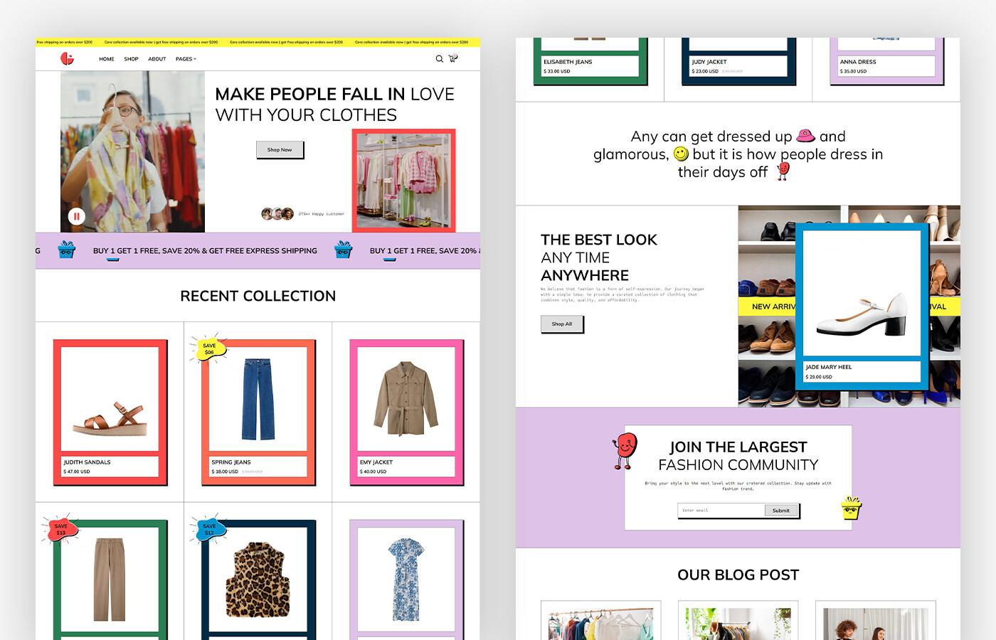 Glamix - Retail HTML5 Responsive Website Template