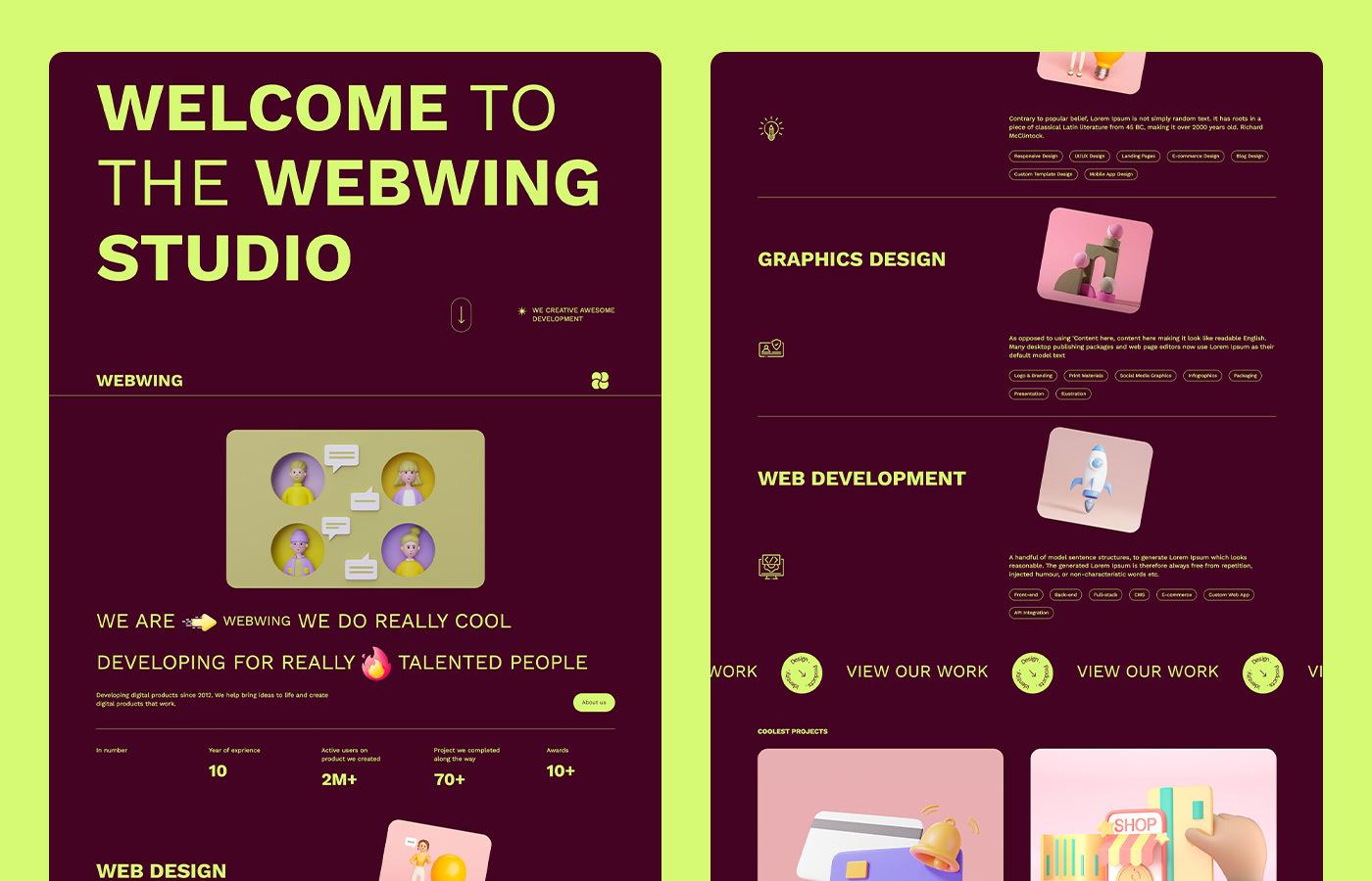 Webwing - Agency HTML5 Responsive Website Template