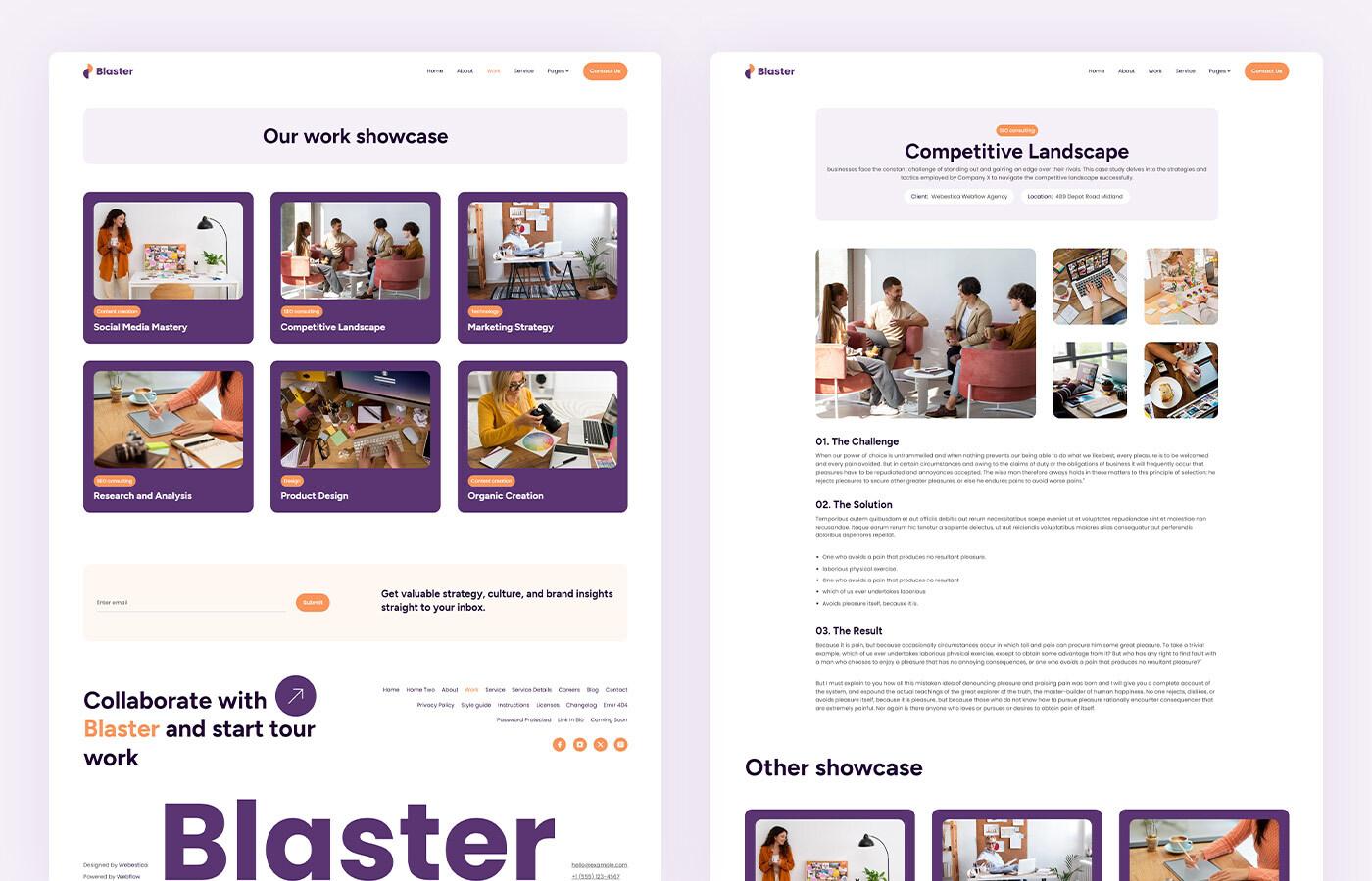 Blaster - Agency HTML5 Responsive Website Template