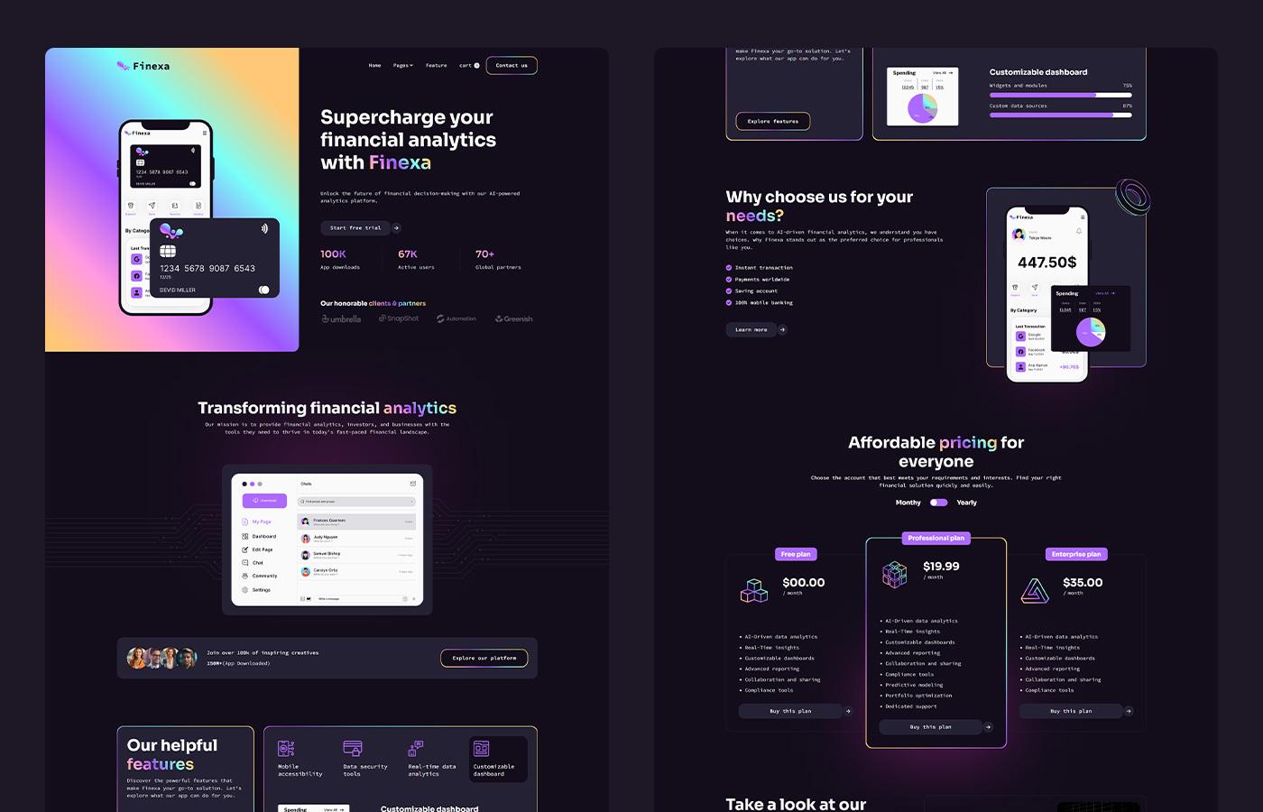 Finexa - Technology HTML5 Responsive Website Template