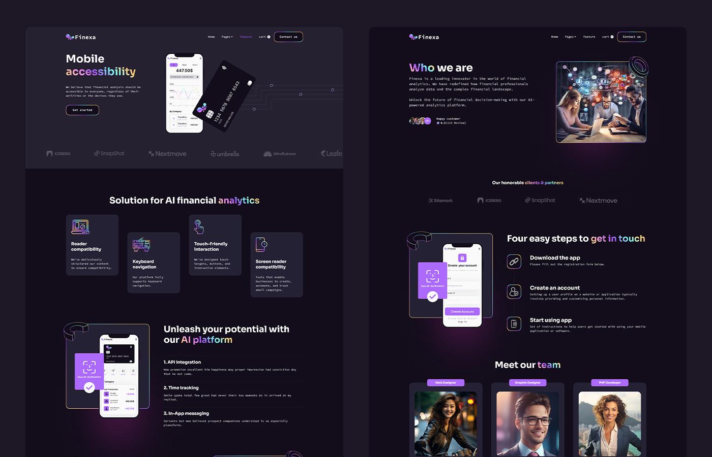 Finexa - Technology HTML5 Responsive Website Template