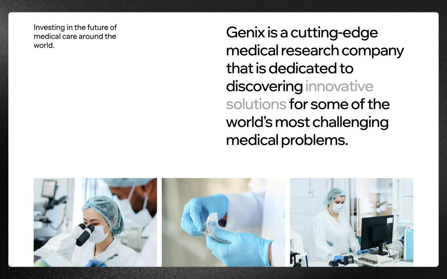 Genix - Health HTML5 Responsive Website Template