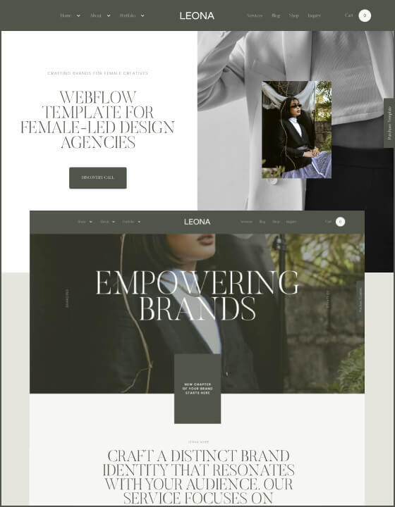 Leona Muse by Zerocodegirl | Muzli Creative Store