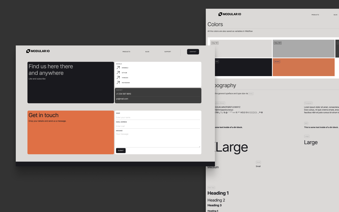 Modular IO - Startup HTML5 Responsive Website Template