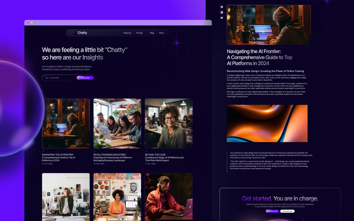 Chatty - SaaS HTML5 Responsive Website Template