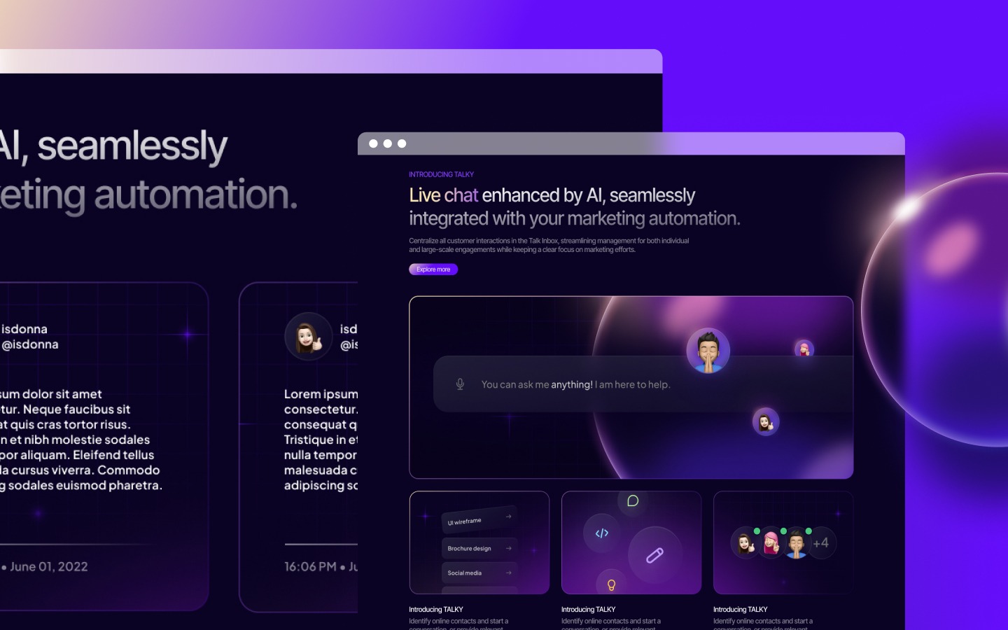 Chatty - SaaS HTML5 Responsive Website Template
