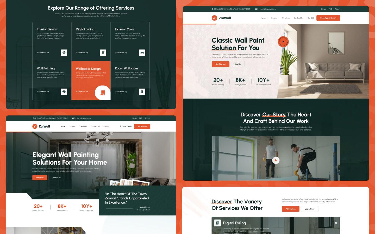 Zaiwall - Construction HTML5 Responsive Website Template