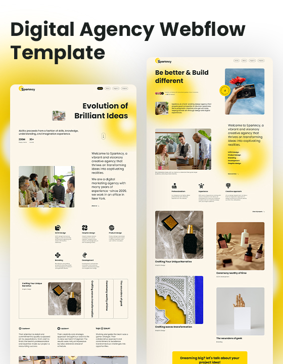 Sparkncy - Agency HTML5 Responsive Website Template