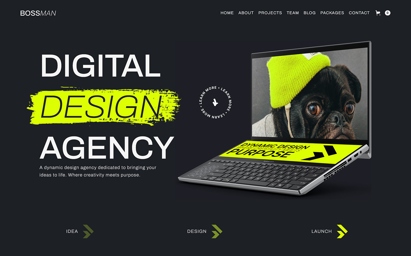 Bossman - Agency HTML5 Responsive Website Template