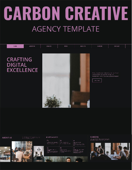 Carbon Creative - Agency HTML5 Responsive Website Template