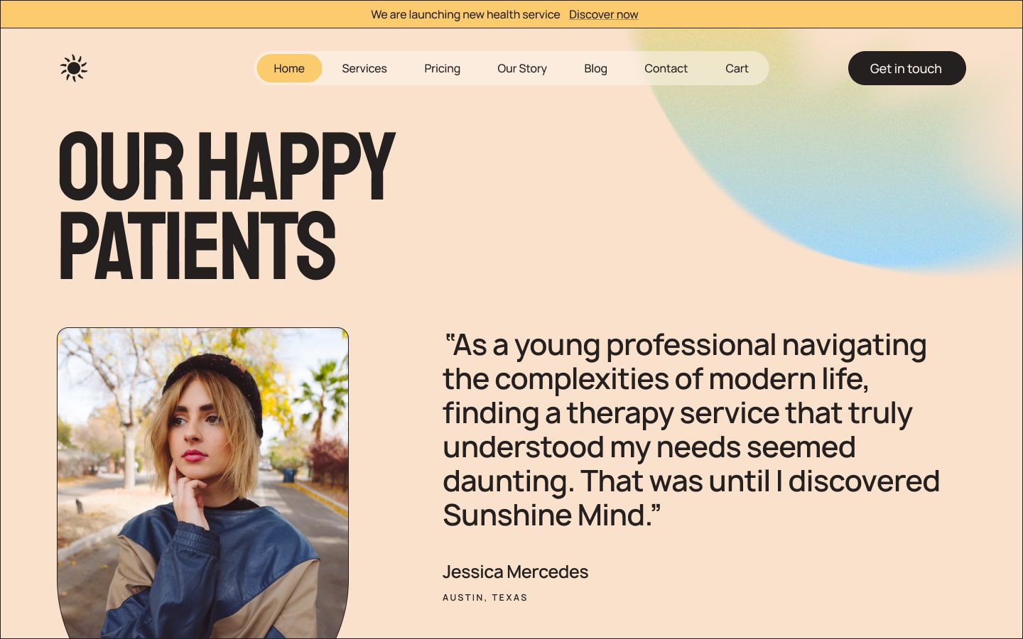 Sunshine Mind - Therapy HTML5 Responsive Website Template