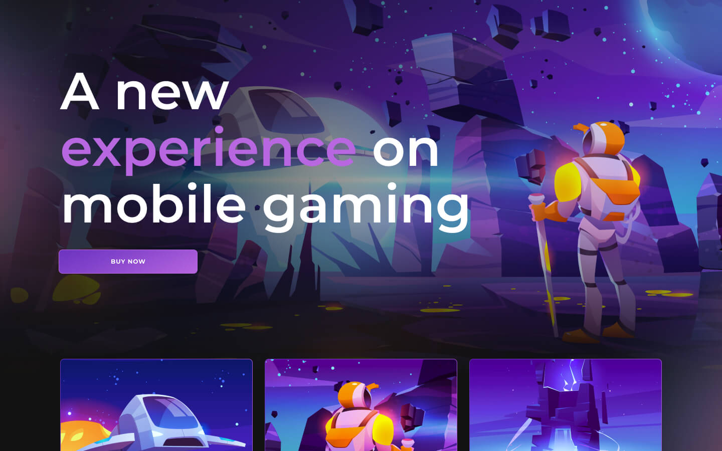 Astro - Game HTML5 Responsive Website Template