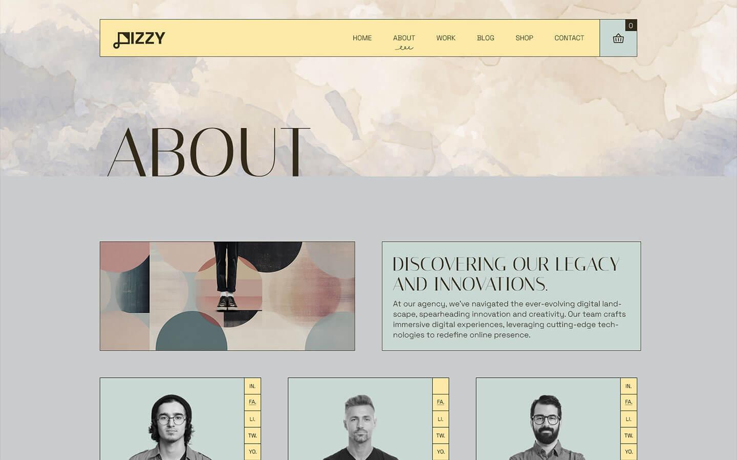 Izzy - Agency HTML5 Responsive Website Template