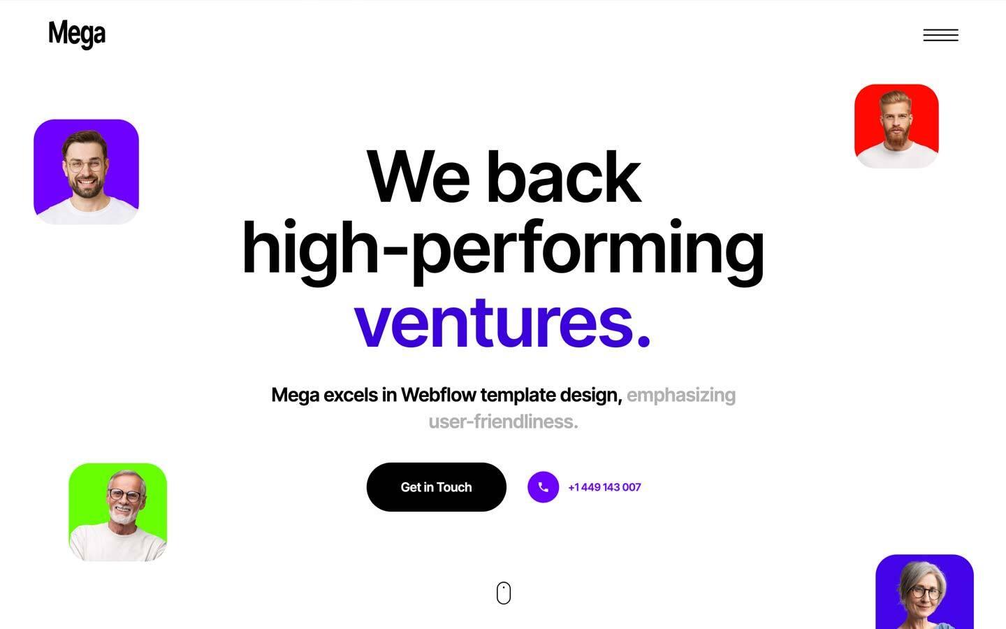 Mega - Startup HTML5 Responsive Website Template Mega - Startup HTML5 Responsive Website Template