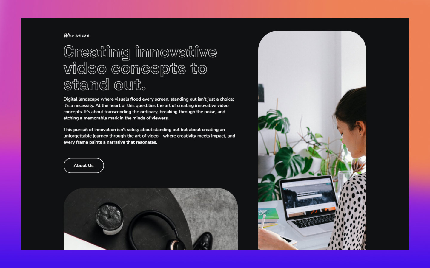 MotionFlow - Video HTML5 Responsive Website Template