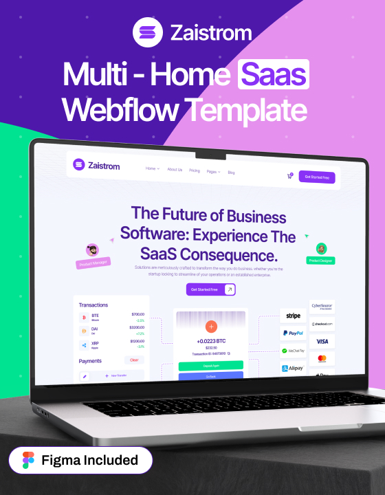 Zaistrom - SaaS HTML5 Responsive Website Template