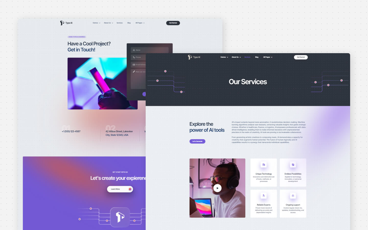 Type AI - Startup HTML5 Responsive Website Template