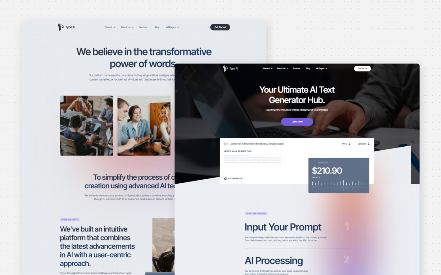 Type AI - Startup HTML5 Responsive Website Template