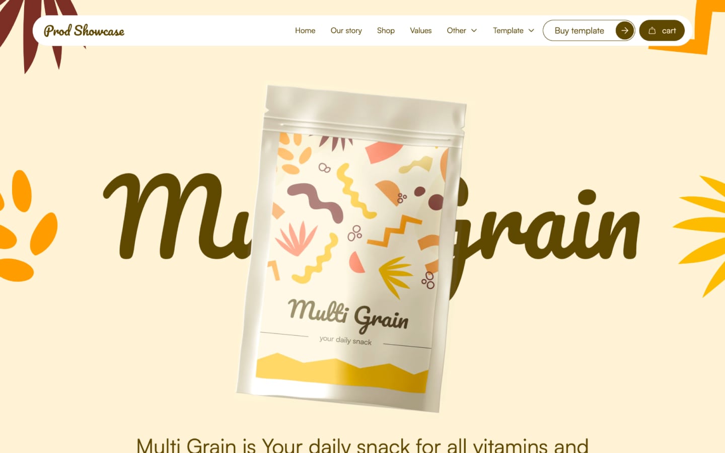 Prod Showcase - Marketing HTML5 Responsive Website Template