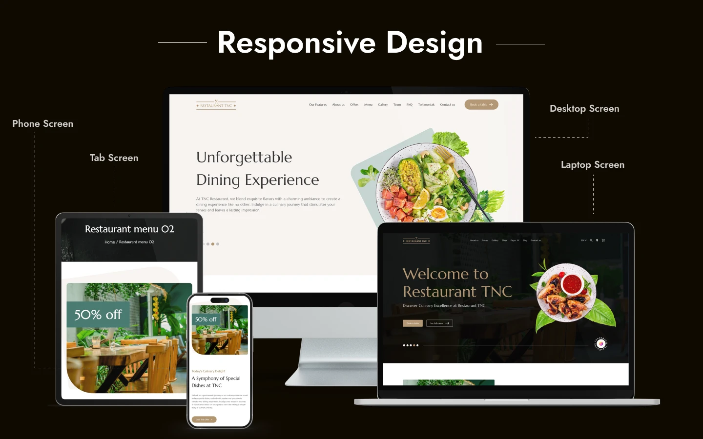 Restaurant TNC - Restaurant HTML5 Responsive Website Template