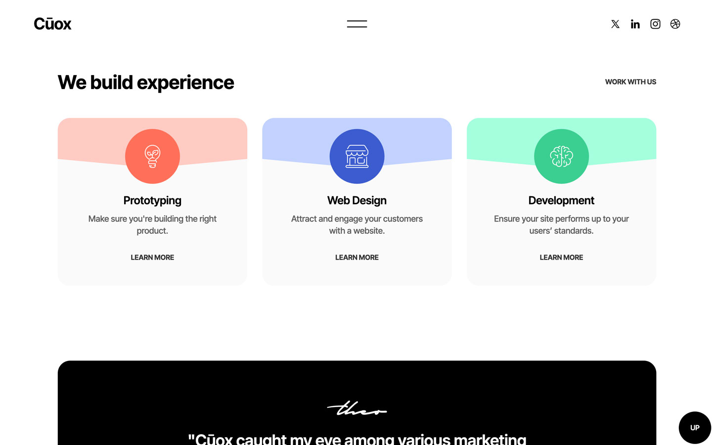 Cuox - Agency HTML5 Responsive Website Template