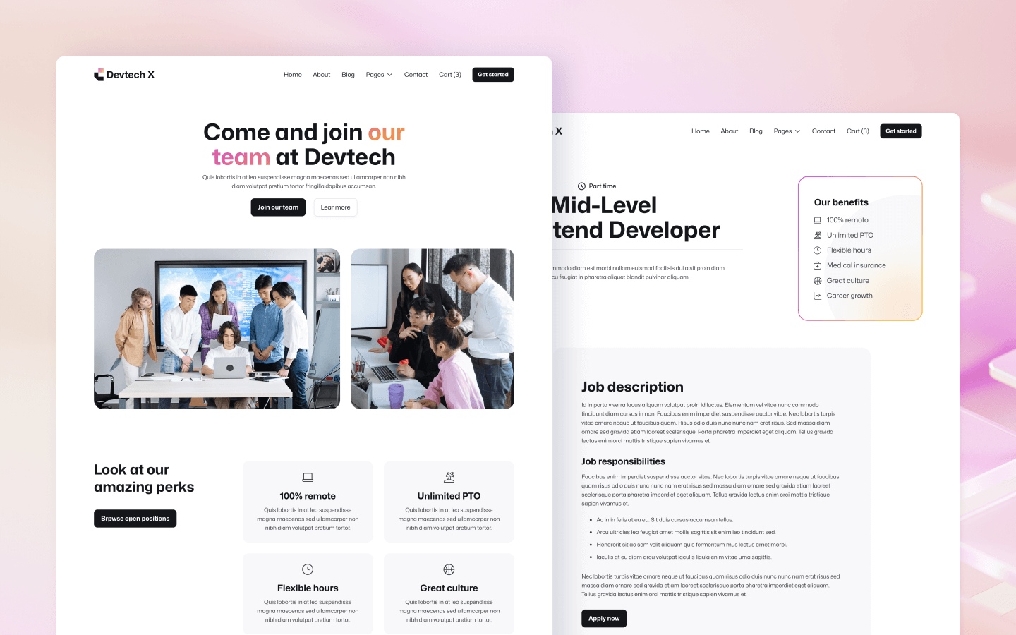 Devtech X - Agency HTML5 Responsive Website Template