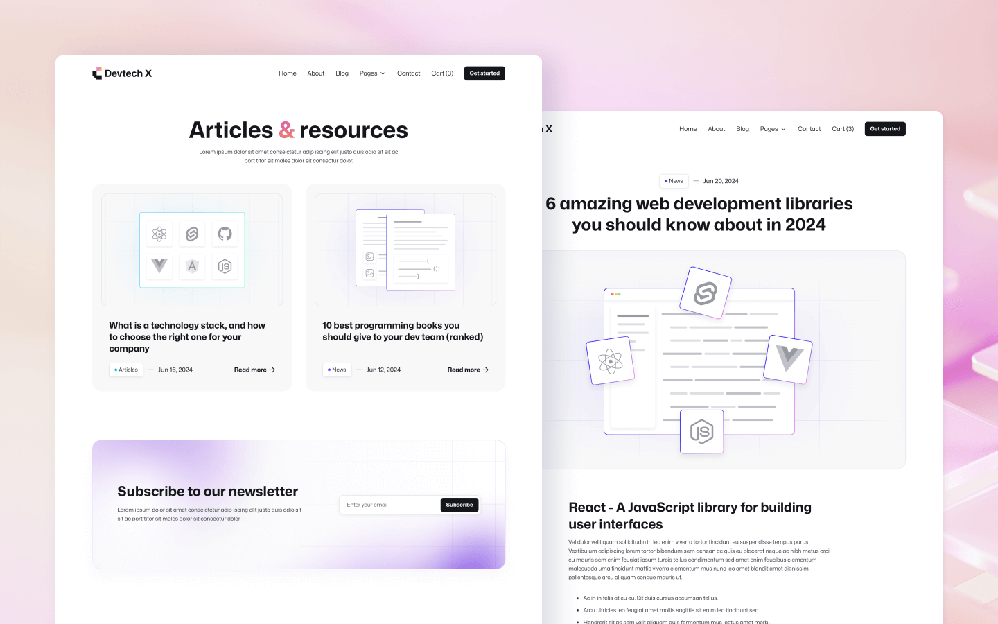 Devtech X - Agency HTML5 Responsive Website Template