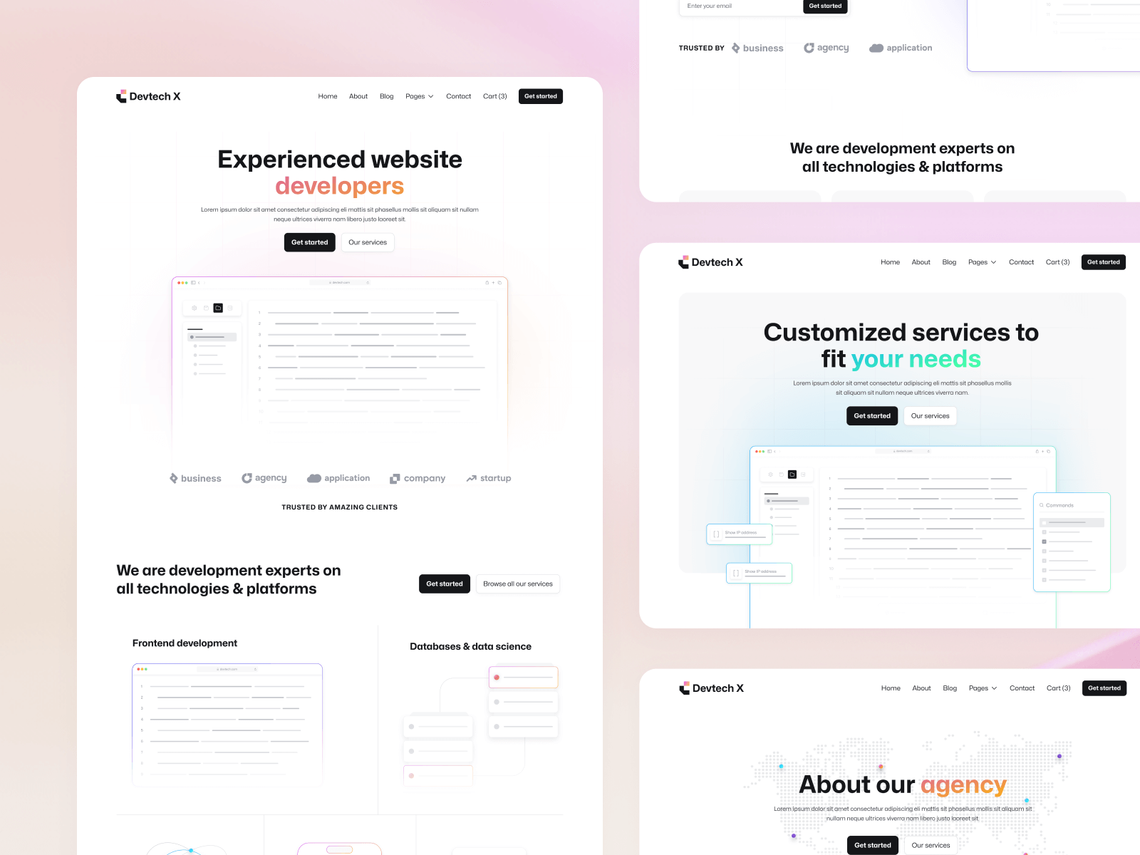 Devtech X - Agency HTML5 Responsive Website Template