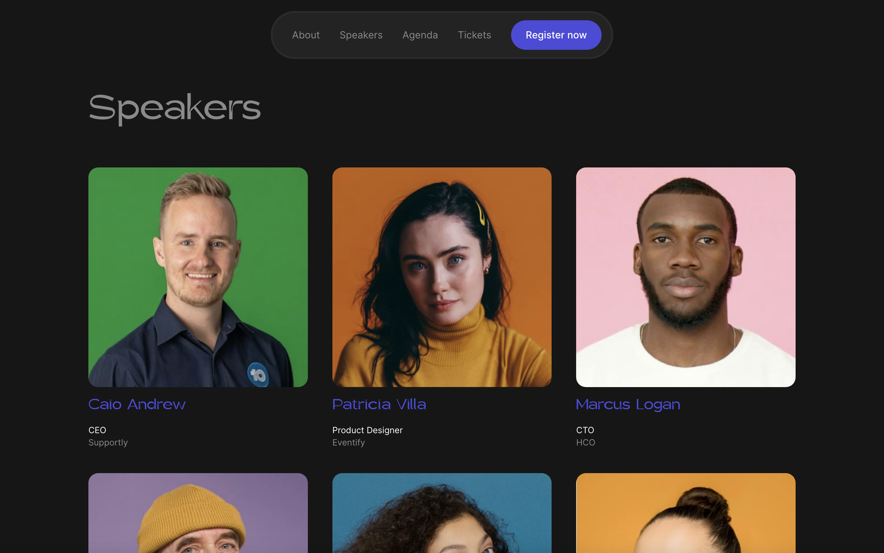 Eventify - Event HTML5 Responsive Website Template