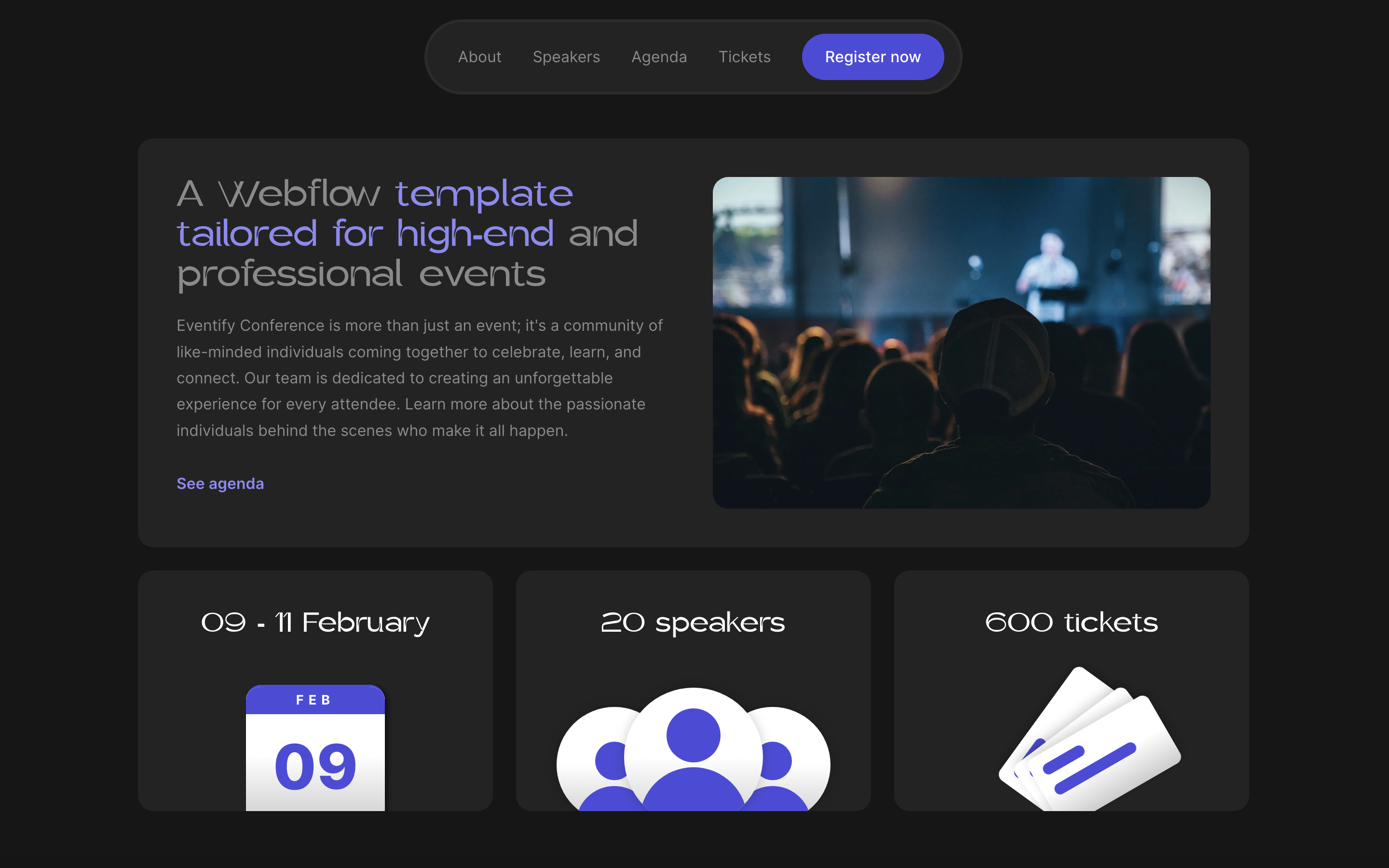 Eventify - Event HTML5 Responsive Website Template