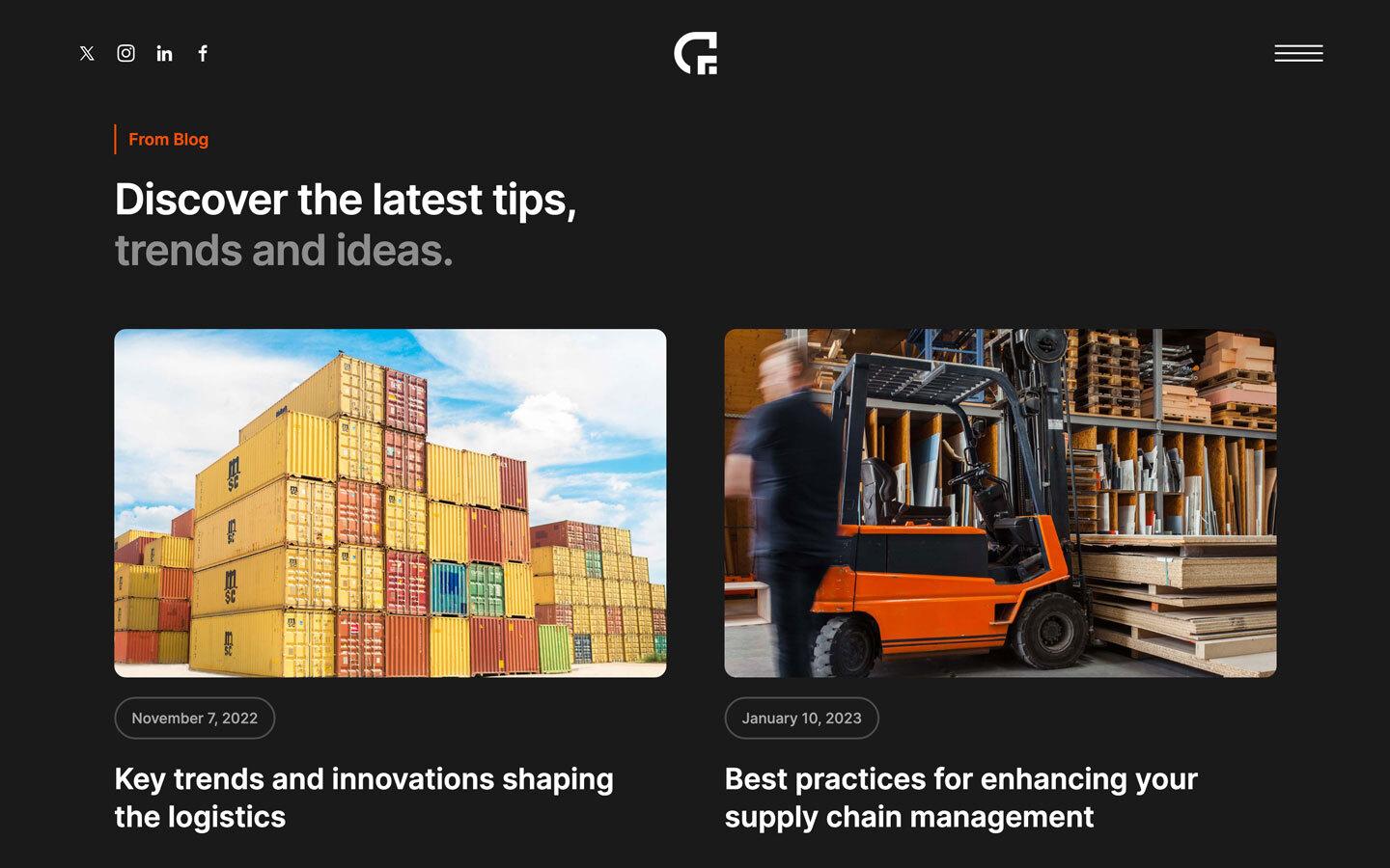 Distribution - Logistics HTML5 Responsive Website Template